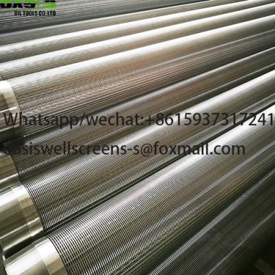 China V- Wire Wrap Stainless Steel 316L Continuous Slot Water Well Screens Pipe for sale