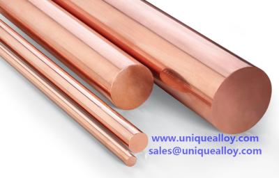 China Nickel Beryllium Copper Rod C17510/CuNi2Be/CW110C/DIN 2.0850 for sale