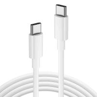 Quality White Color USB 2.0 Type-C TO Type-C Data Cable 5V1A 9V3A 12V5A 20V5A OEM for sale