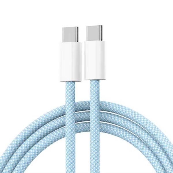 Quality IPhone Charging USB 3.0 Type-C TO Type-C , Nylon Braided USB Cable C To C for sale