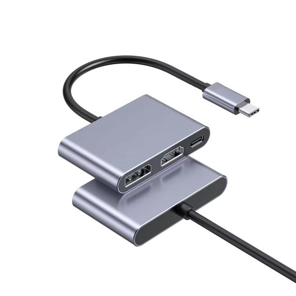 Piccole dimensioni facili da trasportare 3 in 1 Hub Docking Station per monitor trasmettere dati