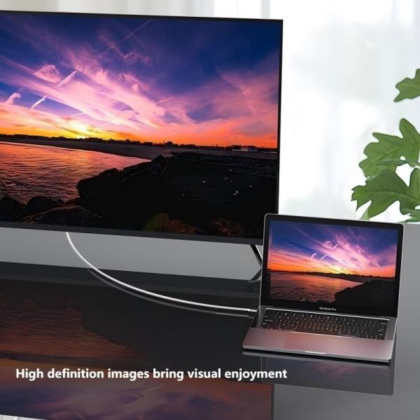 4K 60Hz Ultra High Definition TYPE C to HDMI Adapter Cable per l'intrattenimento domestico aziendale e il design professionale