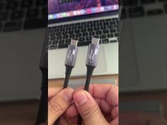 Video di prova del cavo USB4: trasmissione dati 40G
