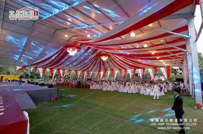 Cina Tende ignifughe per le tende foranee all'aperto di eventi con rivestimento Colourful in vendita
