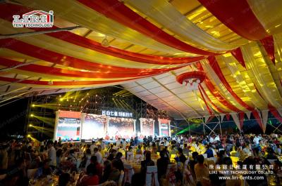 Cina Tende ignifughe per le tende foranee all'aperto di eventi con rivestimento Colourful in vendita