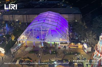 Cina Tende all'aperto di evento del poligono di IFAI con chiaro resistente UV del PVC in vendita