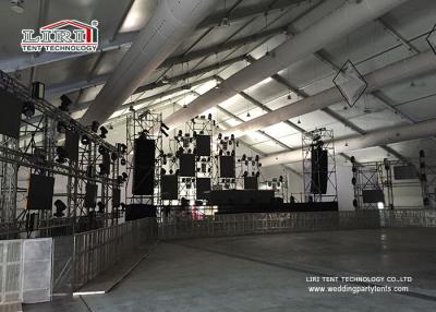 Cina noleggio di alluminio della tenda di StructureTFS di larghezza di 35m con il tessuto bianco del PVC a prova di fuoco in vendita