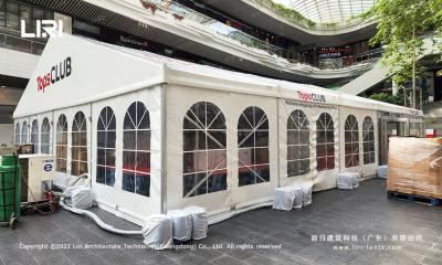 Cina Tende all'aperto di evento di profilo inossidabile con resistente UV dei muri laterali del PVC in vendita
