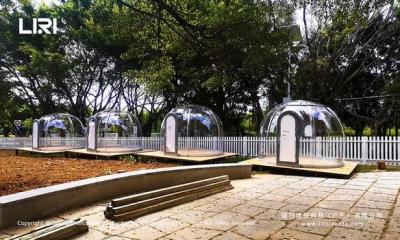 Cina Giardino Crystal House Dome Glamping Tent per la località di soggiorno in vendita