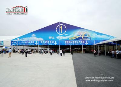 Cina PVC di larghezza della tenda foranea 50m della seconda mano ed alluminio impermeabili per nozze, partito, eventi in vendita