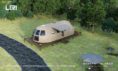 China Tenda Panorâmica Ellipse para 6 Pessoas Parque de Campismo Glamping Hotel Estrutura em Madeira à venda