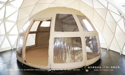 China Panorâmica Ellipse Camping Glamping Hotel Tenda Estrutura de Madeira com 5 Diâmetros à venda