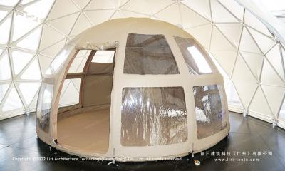 Cina Ellipse Panoramica Campeggio Glamping Hotel Tenda All Timber Frame 5 Diametro in vendita