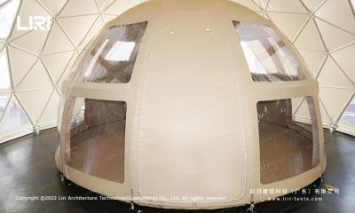 Cina Ellipse Panoramica Campeggio Glamping Hotel Tenda All Timber Frame 5 Diametro in vendita