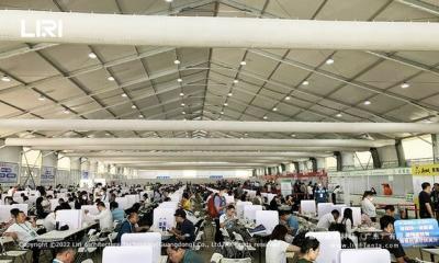 中国 10M幅の屋外のでき事党テントの紫外線抵抗力がある炎-抑制剤 販売のため