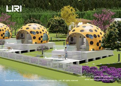 中国 Glampingの測地線ドームの家防水ポリ塩化ビニール贅沢な親子供様式 販売のため