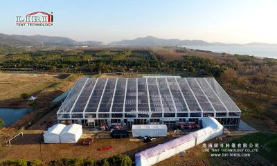 Cina Grande struttura all'aperto trasparente della tenda foranea della tenda di evento per la festa nuziale all'aperto in vendita