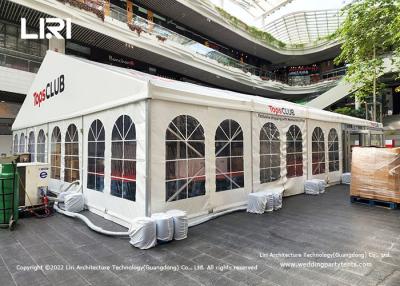 中国 Liri のガラス側壁を備えた難燃性 M2 イベント テント 販売のため
