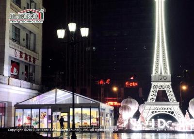 China Van de de Luxegebeurtenis van de Liritent van het de Partijhuis Tent 9x9m Markttent met Glasmuren Te koop