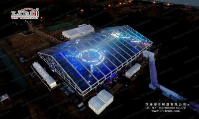 Cina Grande struttura all'aperto trasparente della tenda foranea delle tende di evento per l'evento all'aperto della festa nuziale in vendita