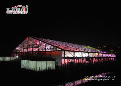 Cina tende di lusso di nozze di larghezza di 50m grandi, tenda superiore trasparente per il festival differente di evento in vendita