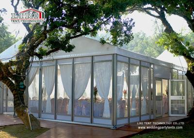 Cina Chiara tenda trasparente della tenda foranea di evento con la bella decorazione per nozze in vendita