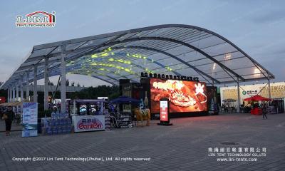 Cina Tenda all'aperto di evento di 1500 persone Arcum con i muri laterali aperti per gli eventi ed i partiti all'aperto in vendita