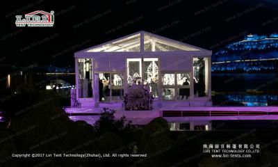 中国 贅沢な結婚式のでき事のための透明な屋外のweddingTent/式のテント 販売のため