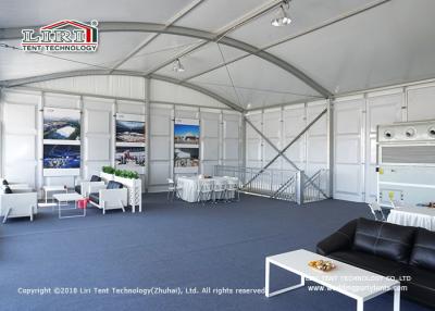Cina Tenda bianca di storia dell'alluminio due del PVC per il salotto all'aperto di evento VIP in vendita