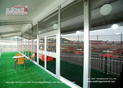 Cina Grande tenda 15x40m di Arcum con il pannello dell'ABS intorno e decorazione interna di lusso per l'evento F1 in vendita