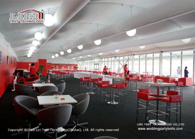 Cina Grande tenda 15x40m di Arcum con il pannello dell'ABS intorno e decorazione interna di lusso per l'evento F1 in vendita