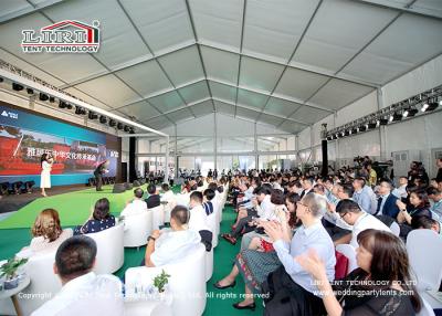 Cina PVC all'aperto del doppio della tenda della tenda foranea del partito di evento - coperta di tela rivestita del tessuto del poliestere in vendita
