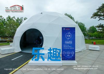 中国 鉄骨フレームの測地線ドームの展示会のための屋外のでき事のテント20mの直径 販売のため