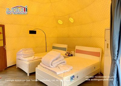 Cina Tenda geodetica di Glamping dell'elissoide dell'hotel di località di soggiorno 7x4.8m in vendita