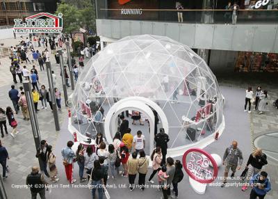 Cina sala d'esposizione del lancio di prodotto della tenda 177m2 di evento della cupola geodetica del diametro di 15m in vendita