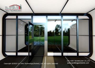 China 6m Moderne Modulaire Glamping het Hoteltenten van de Capsuledoos voor Koffiewinkel Te koop