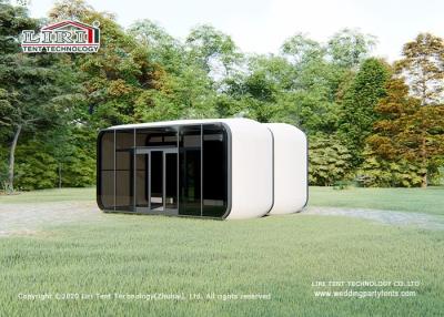 China 6m Moderne Modulaire Glamping het Hoteltenten van de Capsuledoos voor Koffiewinkel Te koop