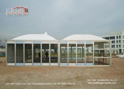 China Modulaire de Koepeltenten van de aluminiumlegering met de Deuren van Glasvensters Te koop
