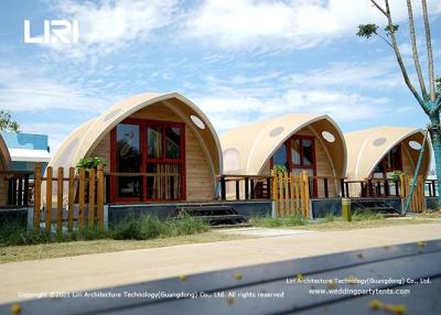 Cina Servizi degli esercizi alberghieri ignifugi impermeabili di Shell Shape Glamping Tent For in vendita