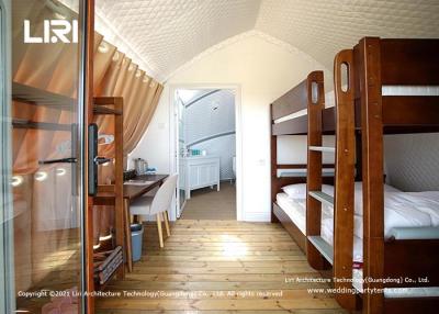Cina Servizi degli esercizi alberghieri ignifugi impermeabili di Shell Shape Glamping Tent For in vendita
