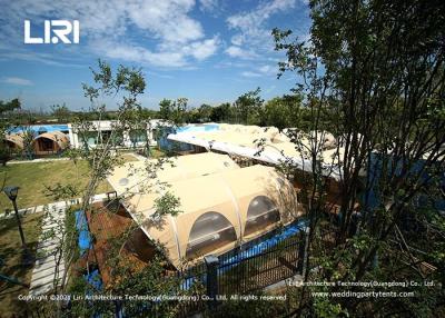 Cina Servizi degli esercizi alberghieri ignifugi impermeabili di Shell Shape Glamping Tent For in vendita