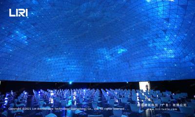 Cina Diametro impermeabile della tenda 60m della cupola geodetica della struttura del metallo in vendita