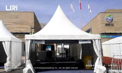 Cina Alte tende di punta all'aperto del gazebo del baldacchino di segretezza 3x3m 4x4m 5x5m 6x6m in vendita