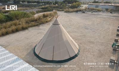 Cina tenda all'aperto di Glamping dei tipi della tela di 4m per il partito dell'hotel in vendita