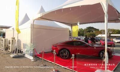 中国 紫外線抵抗力がある屋外のでき事のテントの塔の競争の望楼6x6の最も高いピークの玄関ひさし 販売のため