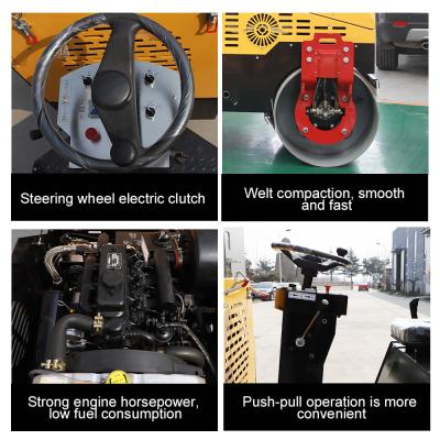 Cina Sicurezza Comfort Piccola macchina a rulli da strada 16 CV 2000 kg HW2T Certificato CE in vendita