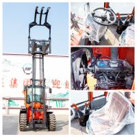 China Versatile Electric Rough Terrain Forklift With Power Steering Smooth Operation for sale