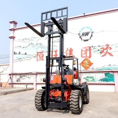 Cina Guida azionata in strada Off-road carrello elevatore che offre velocità di viaggio fino a 5Mph in vendita