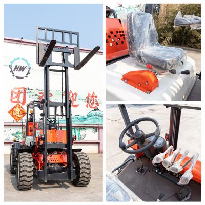 Cina Guida azionata in strada Off-road carrello elevatore che offre velocità di viaggio fino a 5Mph in vendita
