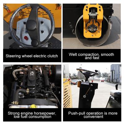 Cina Roller stradale per la costruzione alimentato da motore diesel 0-5 km/h in varie applicazioni in vendita